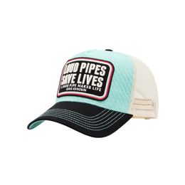 King Kerosin Cap 'Loud Pipes Save Lives' Herren Gr&ouml;&szlig;e 54/64 t&uuml;rkis