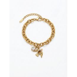 Nemomatheo Armband 'Libert&eacute;' Damen Gr&ouml;&szlig;e 18/23 cm gold