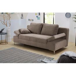 Jockenh&ouml;fer Schlafsofa, B:202cm T:103cm, grau, JOCKENH&Ouml;FER GRUPPE, Jugendzimmer, Sofas, "Jano, B: 202 cm, Liegefl. 144x200 cm", mit Bettfunktion, Bettkasten,
