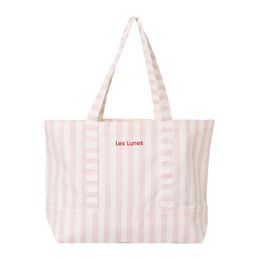 Les Lunes Shopper 'SOLEAA' Damen Gr&ouml;&szlig;e One Size rosa / weinrot / wei&szlig;