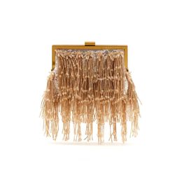 Marciano Los Angeles Clutch female Beige size One Size