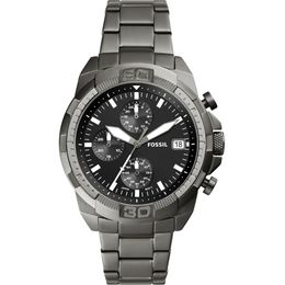 Fossil Analog Watch 'BRONSON' male Grey size One Size