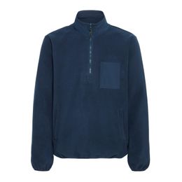 Blend Herren Fleecejacke "Fleecejacke BHBROOKS Sweatshirt halfzipp", blau, Gr. M, Obermaterial: 100% Polyester PES., Pullover