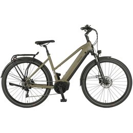 Prophete E-Bike "Entdecker 4.0", 50cm, 28 Zoll (71,12cm), grau, Elektrofahrr&auml;der, Pedelec, Elektrofahrrad f&uuml;r Damen
