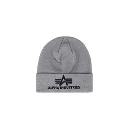 Alpha Industries Beanie '3D' female Grey size One Size