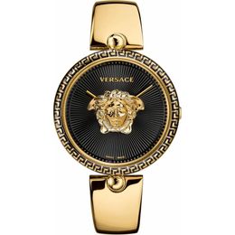 Versace Uhr 'Palazzo' Damen Gr&ouml;&szlig;e One Size gold / schwarz / transparent