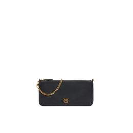 Pinko Handtasche 'Pinko HORIZONTAL FLAT VITELLO SETA BORSA' Damen Gr&ouml;&szlig;e One Size schwarz