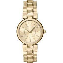 Armani Exchange Analog Watch female Gold size One Size