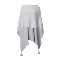 comma, COMMA Cape Damen Gr&ouml;&szlig;e XS/XL grau
