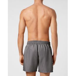 Plein Sport Herren Badehose "Badehose"10, grau, Gr. XL, Obermaterial: 100% Polyester, Badehosen