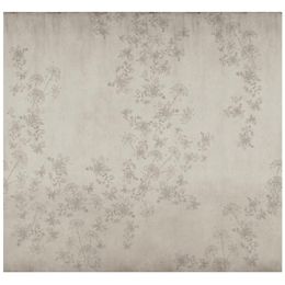 vtwonen Fototapete "Wild Flower Beton", B/L: 3m x 2,8m, grau, Schlafzimmer, Tapeten, 280x300 cm