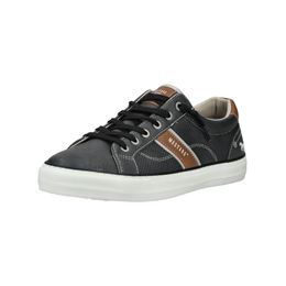 Mustang Shoes Herren Sneaker "Mustang Shoes Sneaker Lederimitat/Textil", Gr. 43, grau, Lederimitat, Textil, Schuhe
