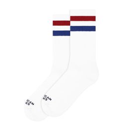 American Socks Socken 'Delorean' Herren Gr&ouml;&szlig;e 19/55 wei&szlig;