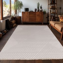 Teppich, B:120cm H:12mm L:170cm, beige, Ayyildiz Teppiche, Polypropylen, Wohnzimmer, Teppiche, "SAHARA 1115", L&auml;ufer / Pflegeleicht / Strapazierf&auml;hig