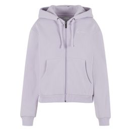 Karl Kani Damen Sweatjacke "Karl Kani KK Chest Signature Essential Zip Hoodie"lila, Gr. XL, 65% Baumwolle, 35% Polyester, Sweatjacken
