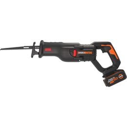 WORX Akku-S&auml;bels&auml;ge "WX516 NITRO", B:9,4mm H:23,2mm L:47,6mm, schwarz, S&auml;gemaschinen, Brushless-Motor, variable Drehzahlregelung, inkl. Akku &