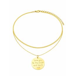 Cala Rose Necklace 'TO THE MOON' female Gold size 45 - 50 cm