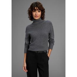 Laura Scott Damen Rollkragenpullovergrau melange, Gr. 40, meliert, Strick, Obermaterial: 50% Viskose, 26% Polyamid, 24% Polyester, Pullover,