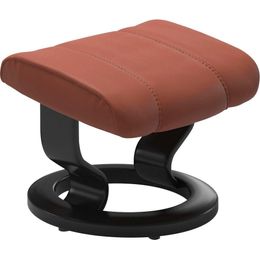 Fu&szlig;hocker stressless, B:54cm H:38cm T:39cm, rot, Leder BATICK: BATICK ist ein leicht korrigiertes, durchgef&auml;rbtes und genarbtes M&ouml;belleder, bei dem