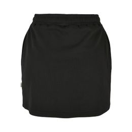Urban Classics Damen Maxirock "Urban Classics Damen Ladies Organic Terry Mini Skirt", schwarz, Gr. S, unifarben, 100% Baumwolle (Bio), R&ouml;cke