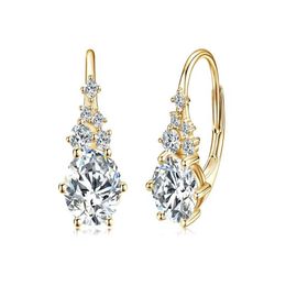 Rougemont Jewellery Earrings 'Funkelnde Moissanit Creolen mit Echtheitszertifikat' female Gold size One Size