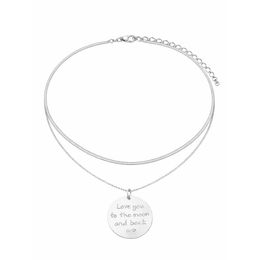 Cala Rose Necklace 'TO THE MOON' female Silver size 45 - 50 cm