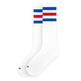 American Socks Kniestr&uuml;mpfe 'American Pride' Herren Gr&ouml;&szlig;e 19/55 wei&szlig;