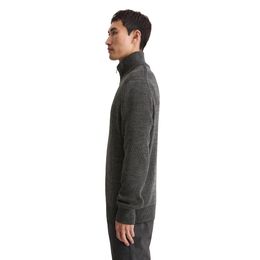 Marc O'Polo MARC O'POLO Herren Troyer "aus Baumwoll-Schurwoll-Mix"dunkelgrau, Gr. S, unifarben, Obermaterial: 68% Baumwolle, 17% Schurwolle, 8% Polyamid, 7%