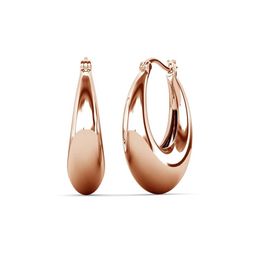 Rougemont Jewellery Earrings 'Creolen Ohrringe Limone' female Pink size One Size