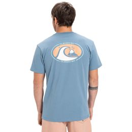 Quiksilver Herren T-Shirt "Ev Flower Chaos", blau, Gr. XS, Obermaterial: 100% Baumwolle., Shirts