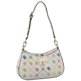 Guess Schultertasche 'Emelie' Damen Gr&ouml;&szlig;e One Size dunkellila / orange / pink / offwhite