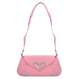 Pinko Schultertasche Damen Gr&ouml;&szlig;e One Size rosa / silber