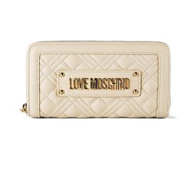 Love Moschino Portemonnaie 'Quilted' Damen Gr&ouml;&szlig;e One Size gold / offwhite