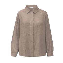 Sassyclassy Bluse Damen Gr&ouml;&szlig;e M dunkelbeige