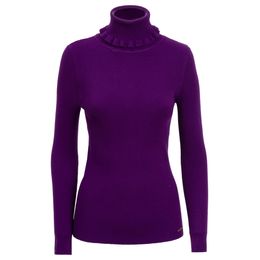 Influencer Pullover Damen Gr&ouml;&szlig;e L lila