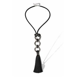 Collezione Alessandro Necklace 'Leeds' female Black size Onesize