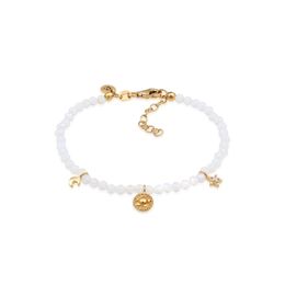 Elli Premium Armband Damen Gr&ouml;&szlig;e 16 gold / wei&szlig;