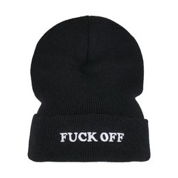 Mister Tee Beanie 'Fuck Off' female Black size One Size