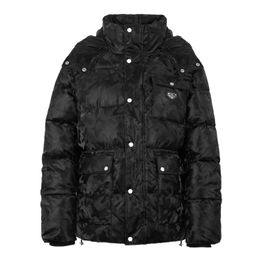Philipp Plein Herren Winterjacke "Camouflage"02, schwarz, Gr. M, Obermaterial: 100% Polyester; Futter: 100% Polyester; F&uuml;llung: 100% Polyester, Jacken