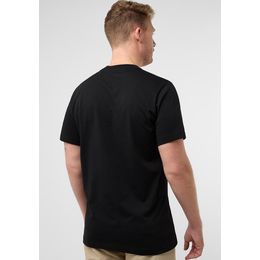 Jack Wolfskin Herren T-Shirt "BERGBLICK T M", schwarz, Gr. M, Obermaterial: 100% Wolle, Shirts
