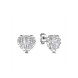 Pure Schmuck Earrings 'Lady Heart Ohrringe Bridgerton' female Silver size 10mm