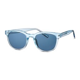 Tom Tailor Damen Sonnenbrille "Modell 676018"blau transparent, leicht transparent, Sonnenbrillen, Form Karree/Soft, Logoschriftzug auf B&uuml;gel,