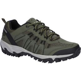 Hi-Tec Herren Wanderschuh "JAGUAR M", Gr. 40, gr&uuml;n, Synthetik, Textil, Schuhe