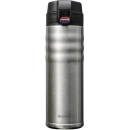 Kyocera Isolierflasche "Flip Top", 500ml, silber, Trinkflaschen, Fassungsverm&ouml;gen 500 ml, H&ouml;he 21 cm