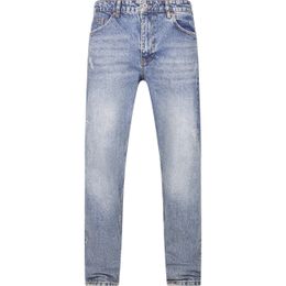 2Y Premium Herren Bequeme Jeans "2Y Premium Herren 2Y Boyfriend Fit Jeans"blau, Gr. 38, unifarben, 97% Baumwolle, 3% Elasthan, Jeans