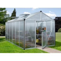 Gew&auml;chshaus Vitavia, B:266cm T:473cm, silber, Garten, Gew&auml;chsh&auml;user, "Zeus 11900"