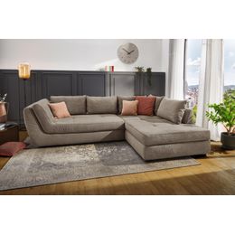 Jockenh&ouml;fer Ecksofa, B:322cm T:125cm, beige, JOCKENH&Ouml;FER GRUPPE, Korpus: 100% Polyester;Kissen: 100% Polyester, Wohnzimmer, Sofas, "Rascasse L-Form, B: 322 cm",