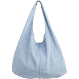 Levi's LEVI'S Damen Schultertasche "EMERSON SHOULDER BAG"ocean indigo wash 12, Denim/Jeans, Baumwolle, Taschen, aus Baumwolldenim, l&auml;ssiger Stil