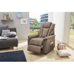Jockenh&ouml;fer TV-Sessel, B:86cm H:113cm T:87cm, braun, JOCKENH&Ouml;FER GRUPPE, Sessel, "Frankfurt, B: 86 cm, Sitzh&ouml;he: 48 cm", mit Relax- & Liegefunktion,