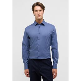 Eterna Herren Langarmhemd "SLIM FIT"denim, Gr. 39, Popeline, 100% Baumwolle, Hemden, NON IRON (b&uuml;gelfrei)